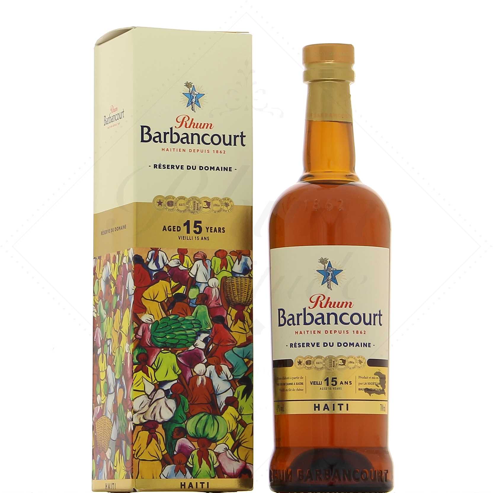Barbancourt Réserve du domaine 15 ans 43° 70cl – Maison Du Rhum Abidjan